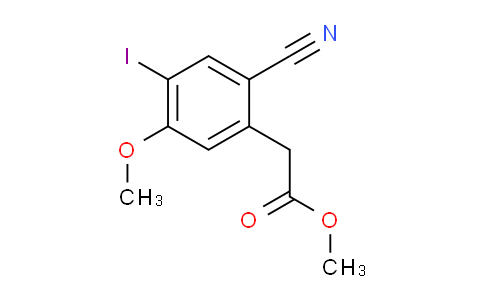1803765-75-4 | Methyl 2-cyano-4-iodo-5-methoxyphenylacetate | Aromsyn ...